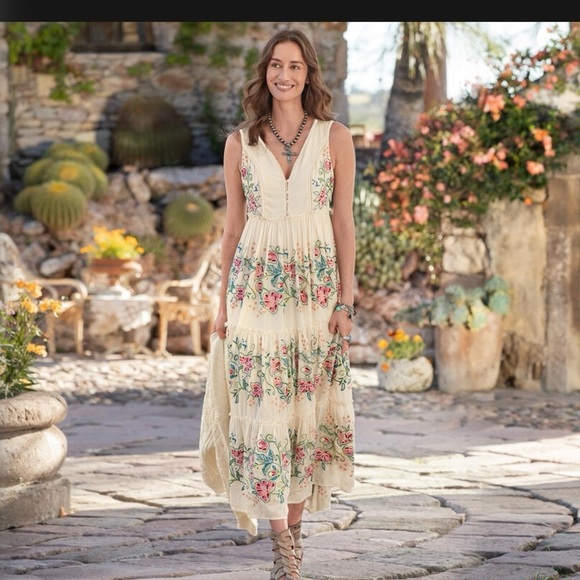 Sundance | Dresses | Nwt Sundance Marjorie Rose Ivory Floral ...